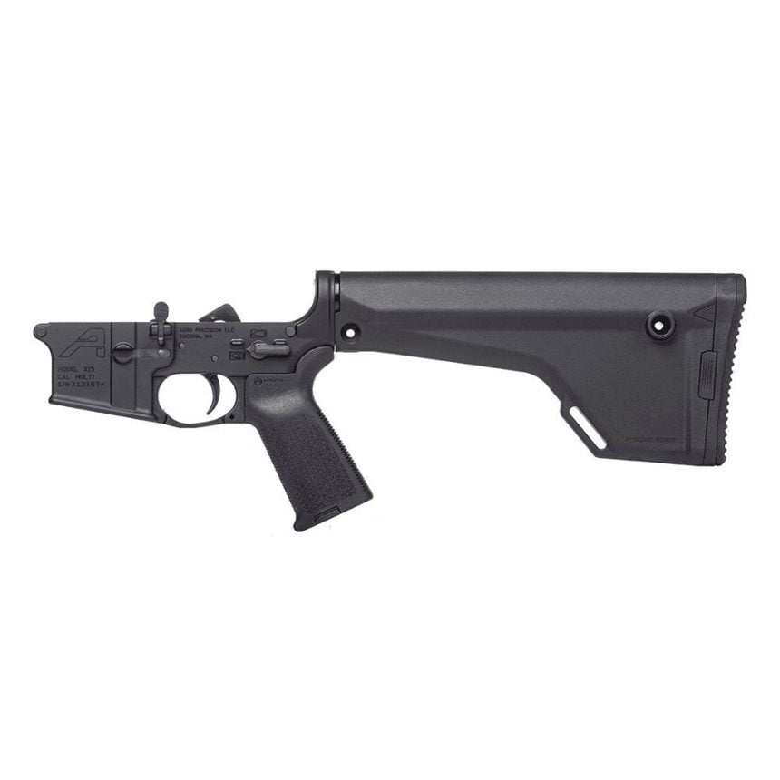 AR15 Complete Lower Receiver w/ MOE Grip & Fixed Rifle Stock » Tomkat ...